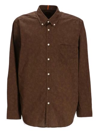 BOSS chemise à boutonnière - Marron