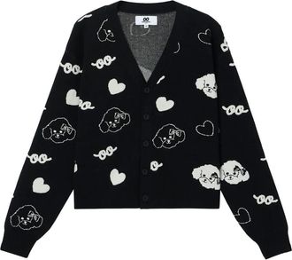 Chocoolate Geknöpfter Cardigan - Schwarz