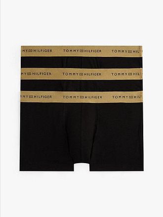 Tommy Hilfiger Lot de 3 boxers Signature ceinture m&eacute;tallis&eacute;e