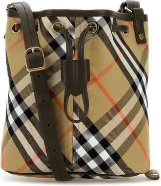 Burberry Femme, Sacs, Multicolore, Taille: ONE Size Sac Seau en Toile Brod&eacute;