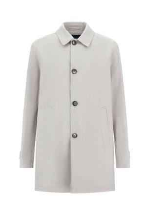 Herno Herren Regenmantel aus 3 Layers Wool Storm