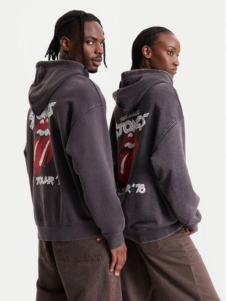 Guess Sweatshirt M6BQ22 K5658 Dunkelgrau Oversize