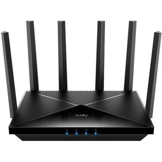Abacus Cudy WR6500 WLAN-Router Gigabit Ethernet Dual-Band (2,4 GHz/5 GHz) Schwarz