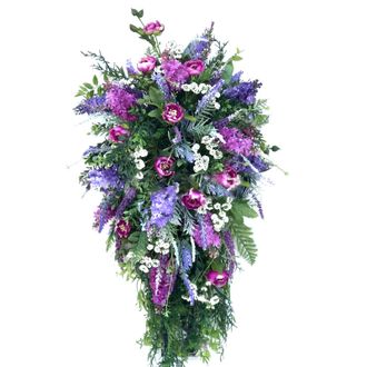 Generic Lebensechter K&uuml;nstlicher Blumenkranz, Lebendige Hortensien, Pflegeleichtes Muttertagsgeschenk, Geeignet f&uuml;r die Haust&uuml;r. Material: Rattankreis, Kunsts
