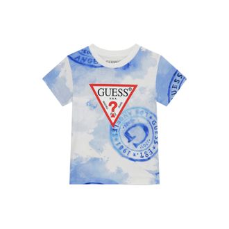 Guess T-Shirt N6GI02 K8HM4 Blau Regular Fit