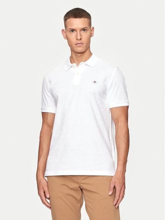GANT Poloshirt Shield 2220 Wei&szlig; Slim Fit