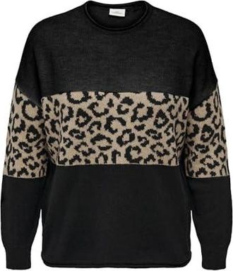 Only Carmakoma Pull en Maille Pull-Overs Col Rond Curve Black L Black L
