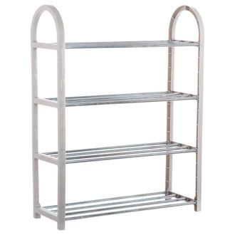 JJA Five IDSPACE Schuhregal, 8 Paar, Grau