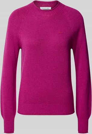 Lacoste Regular Fit Pullover aus reiner Wolle