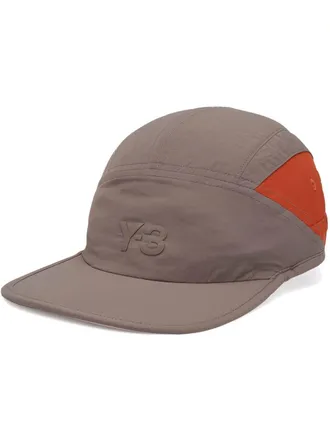 Yohji Yamamoto casquette bicolore &agrave; logo brod&eacute; - Tons neutres
