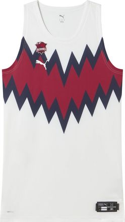 Puma Maillot de basketball Pro Away Saski Baskonia Homme, Accessoires, Blanc, M
