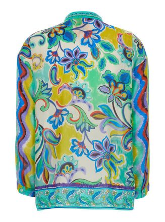 Johnny Was Womens Shirt The Audrey Multicolour Blouses