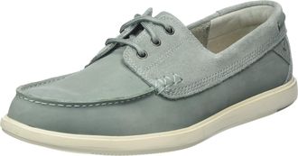 Clarks Herren Bratton Boat Boat Shoe, Aqua Nubuck, 39.5 EU