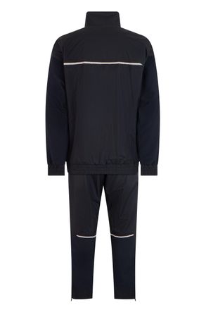HUGO BOSS Mens Jumpsuit With Zip And High Collar Black Polyester Sweatshirts Sweater