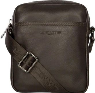 Lancaster Sacoche bandouli&egrave;re Ref 47058 Marron 14*17*5 cm