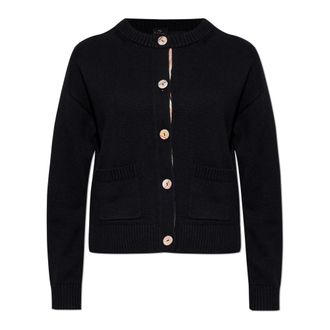 Paul Smith Femme, Pulls, Noir, Taille: 40 FR Swirl Placket Cardigan