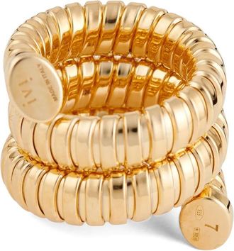 Ivi Seaside Collection Gaia Triple Twist Ring - Gold