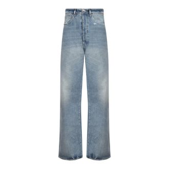 Maison Margiela Homme, Jeans, Bleu, Taille: W32 Jean Denim Jambe Droite Bleu