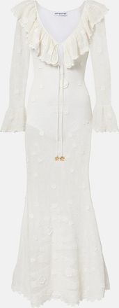 Self Portrait Robe midi &agrave; ornements