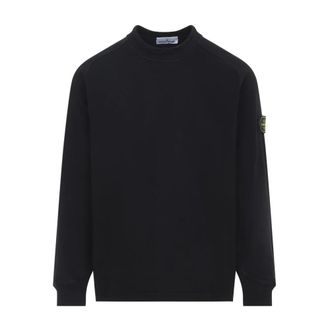 Stone Island Homme, Sweatshirts et sweats &agrave; capuche, Noir, Taille: XL Cotton SweaT-shirt