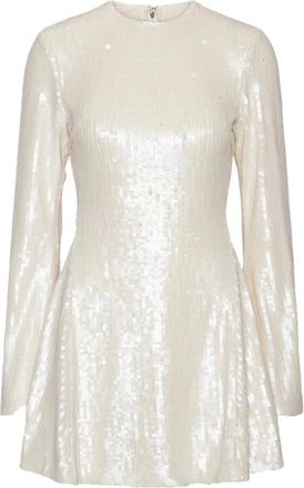 Rotate Rotate Birger Christensen - Mini-robe &agrave; sequins - Femme - Robes - Blanc - Taille: 40 FR