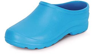 Ladeheid Sabots de Jardin Légers pour Femmes et Hommes en EVA Confortables Pantoufles et Sabots LADW001 (Bleu, 44 EU)