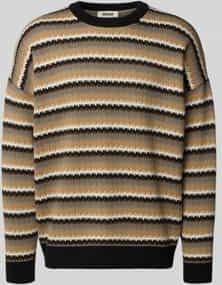 Drykorn Relaxed Fit Strickpullover aus Baumwoll-Woll-Mix Modell Neelio