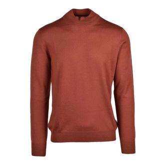Gran Sasso Herren, Strickwaren, Orange, SGr&ouml;&szlig;e