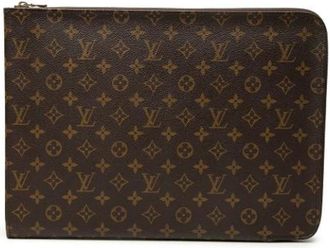 Louis Vuitton Pre-owned Poche Documents Portfolio - Femme - Pre-owned - Brun - Taille: ONE Size