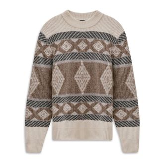 Bugatti Homme, Pulls, Multicolore, Taille: XL Pull Tricot&eacute; avec Motif