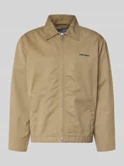 Carhartt Work in Progress Jacke mit Label-Stitching und Eingrifftaschen