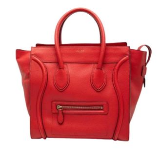 Celine Mini sac port&eacute; &eacute;paule Luggage Pre-owned - Femme - Pre-owned - Rouge - Taille: ONE Size