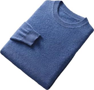 Generic Pull en Laine M&eacute;rinos pour Homme, Col Rond, Manches Longues, en Cachemire, Tricot, Automne Et Hiver