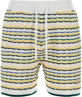 Casablanca Homme, Shorts, Multicolore, Taille: M Tuck Stitch Bermuda