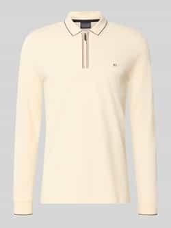 Christian Berg Slim Fit Poloshirt mit Rei&szlig;verschluss