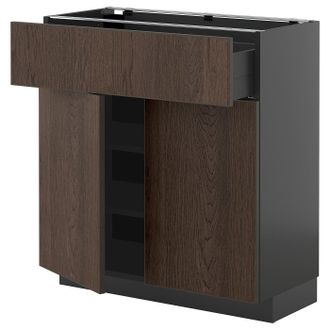 IKEA METOD / KNIVSHULT Unterschr m Schub/2 T&uuml;ren