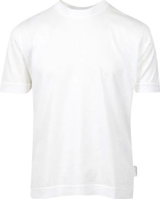 Paolo Pecora Homme, Tops, Blanc, Taille: XL T-Shirt Col Rond