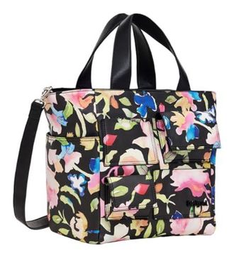 Desigual Sac à bandoulière en polyuréthane pour femme, Finition du matériau
