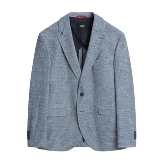 Cinque Strukturierte Blaue Jacke Moderner Italienischer Stil - - Jackets - Herren - Blau - M