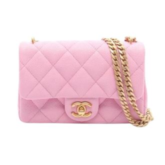 Chanel Pre-owned Matelasse Grained Calf Shoulder Bag - - Pre-owned - Damen - Rosa - ONE SIZE