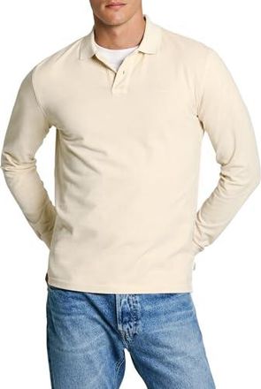 Pepe Jeans London New Oliver GD Ls Polo, Beige (Blanc Ivoire), XXL Homme