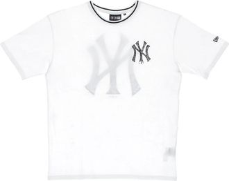 New Era MLB Distressed Grafik Tee Wei&szlig; - - Sport - Herren - Wei&szlig; - 2XL