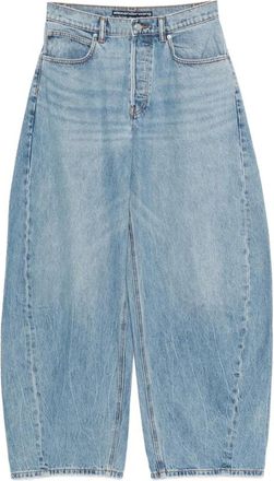 Alexander Wang Femme, Jeans, Bleu, Taille: W25 Jean Large Orn&eacute; de Cristaux