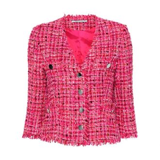 Tagliatore Dharma Tweed Jacke - - Jackets - Damen - Rosa - XS