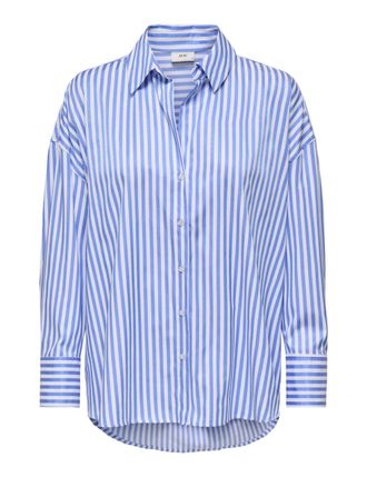 Jacqueline de Yong Damen Jdyvesper L/S Loose Striped Shirt WVN, Cloud Dancer, Small