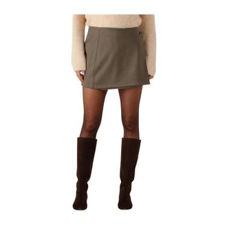 Modstr&ouml;m Brauner Minirock f&uuml;r Trendige Frauen - - Skirts - Damen - Gr&uuml;n - M