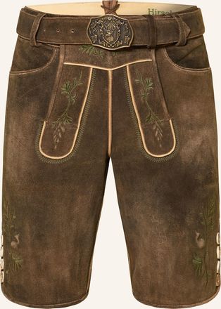 HIRSCHER Hirscher Lederhose Burghausen braun
