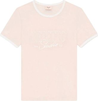 Repetto Femme, Tops, Rose, Taille: 42 FR Tshirt Rpto STD TS