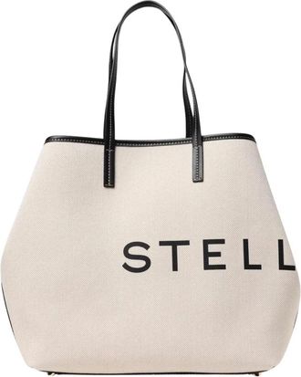 Stella McCartney Femme, Sacs, Beige, Taille: ONE Size Sac cabas &eacute;cru