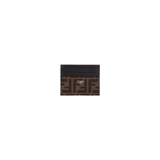Fendi Card Case Jacquard FF - - Accessories - Herren - Braun - ONE SIZE